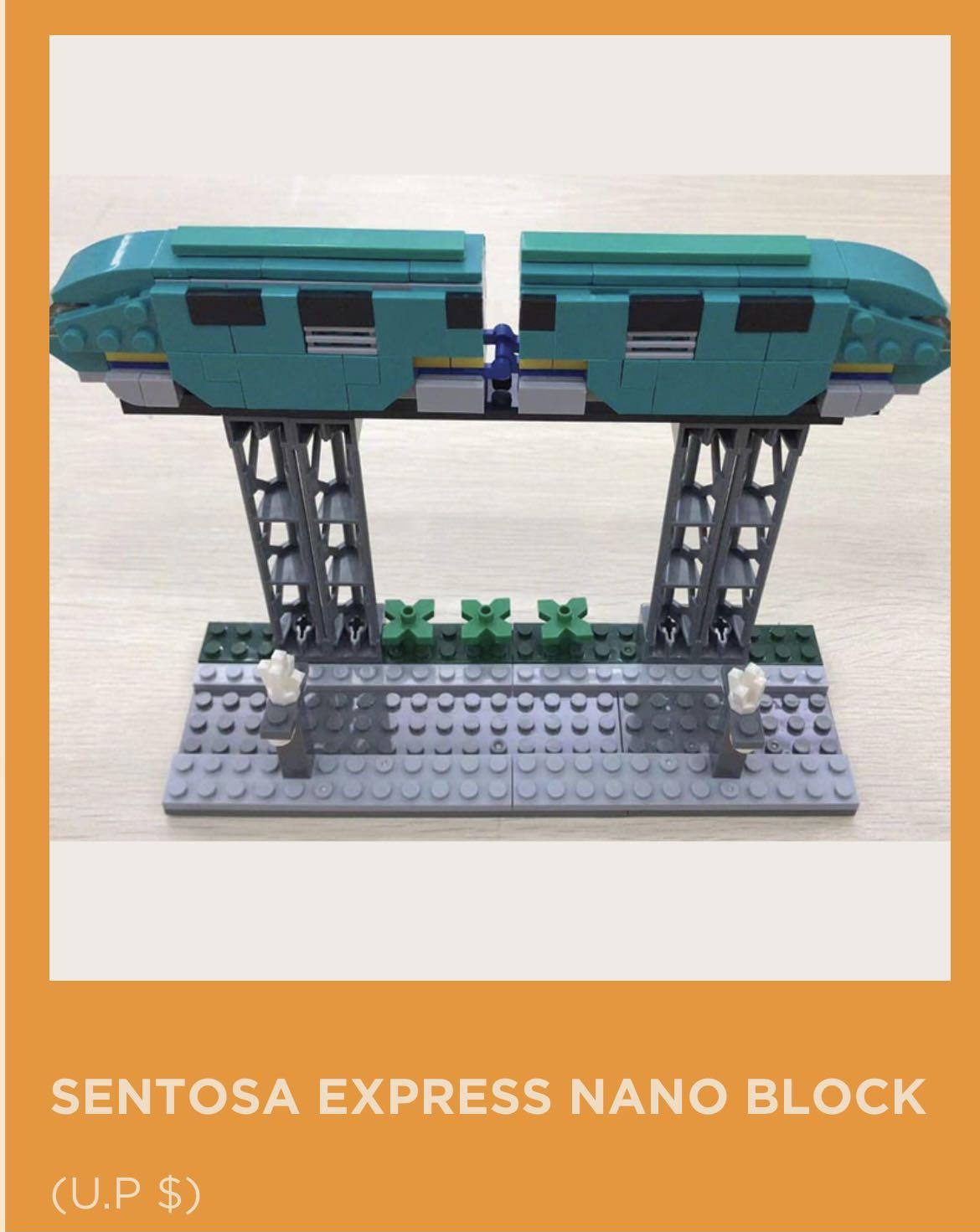 Sentosa express nano block, Hobbies & Toys, Toys & Games on Carousell