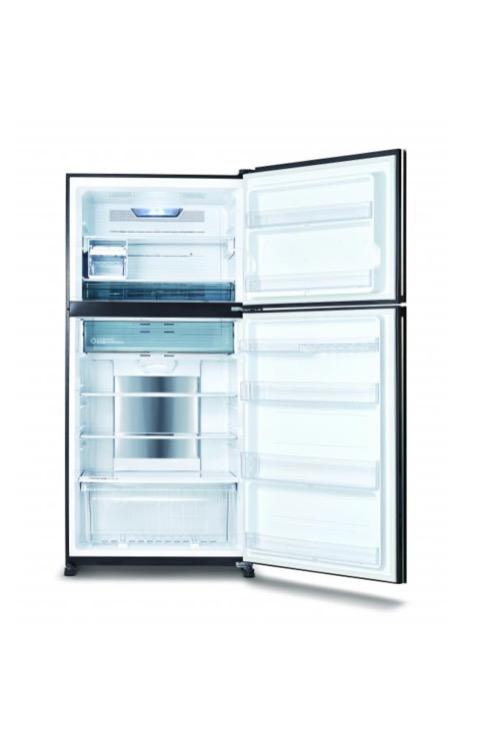 SHARP SJ-PG60P2-BK / SJ-PG60P2-DS 600L BLACK/SILVER TOP FREEZER ...