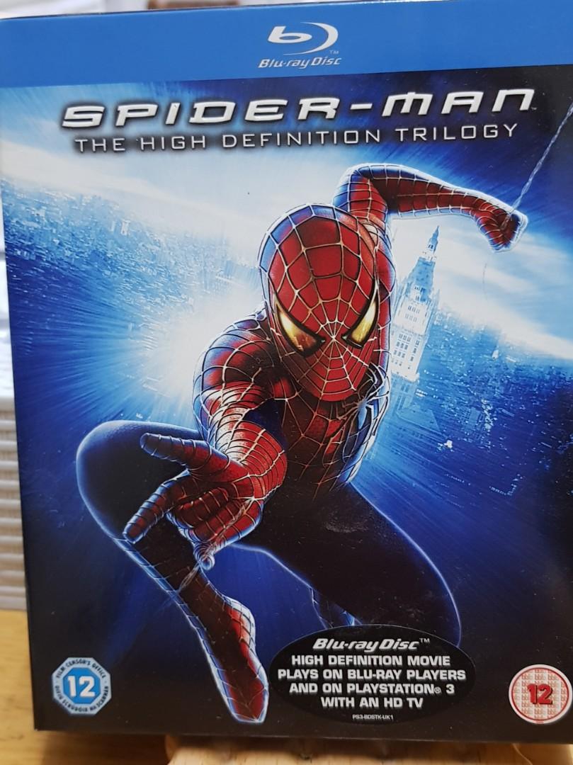 Spider-Man The High Definition Trilogy Blu-ray Box Set, Hobbies & Toys ...