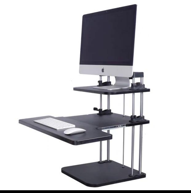Computer Rack LiftIng/Elevated Standing Office Desktop, Furniture ...