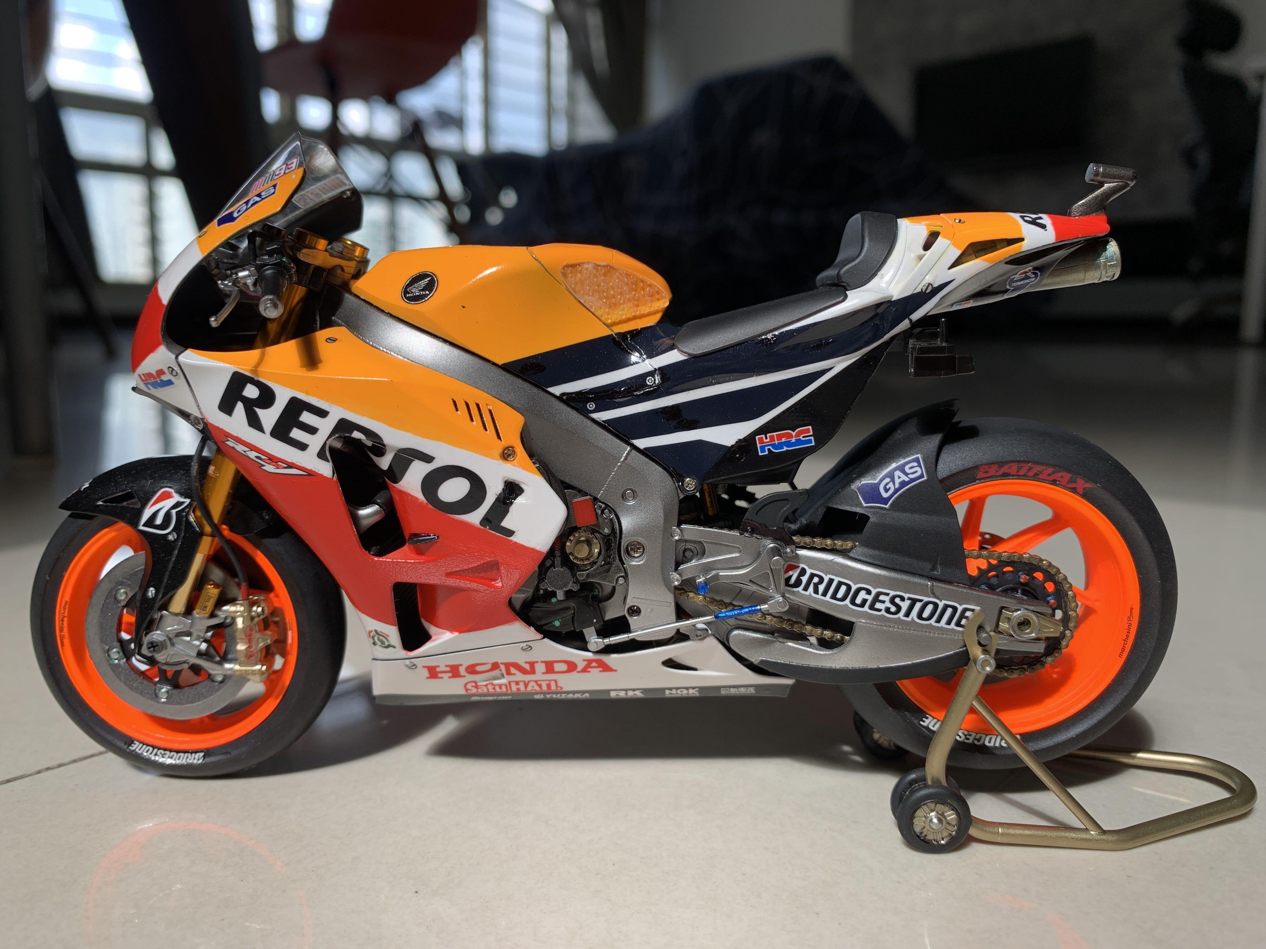 Tamiya 1/12 Honda repsol rc213v 2014 champion, Hobbies & Toys, Toys ...