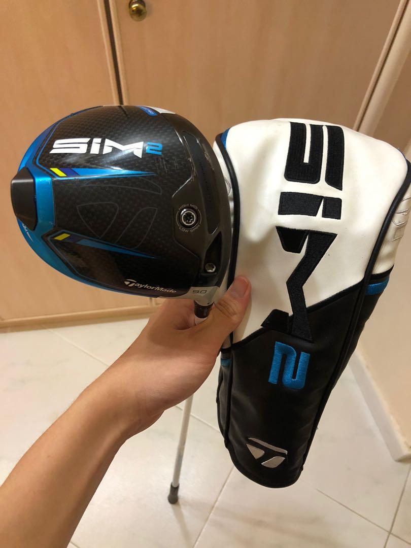Taylormade SIM2 (9deg) Driver Head + Headcover [LATEST 2021 Model] [SIM ...