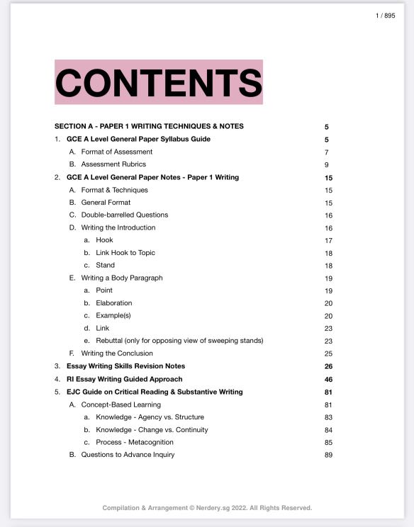 H1 GP EXAM PACKAGE|THE ULTIMATE GCE A LEVEL H1 GP ALL IN ONE EXAM PREP ...