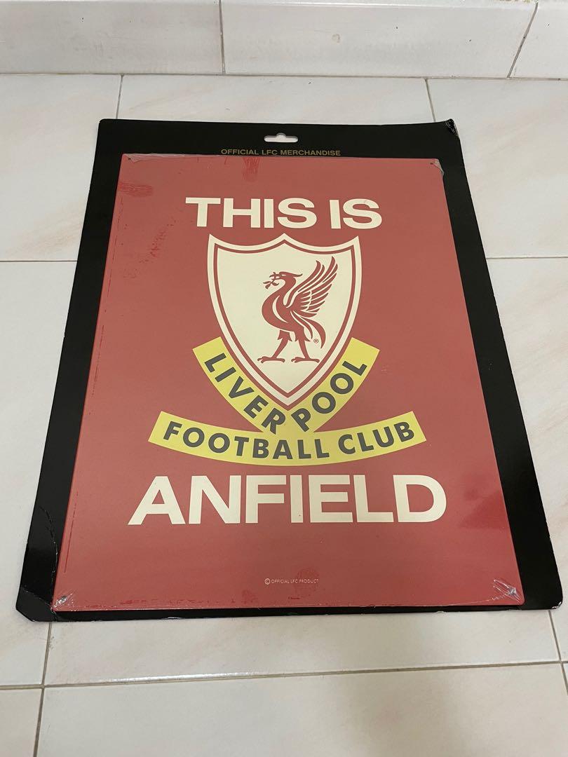 This is Anfield sign (from Official LFC shop, Anfield Road Liverpool ...