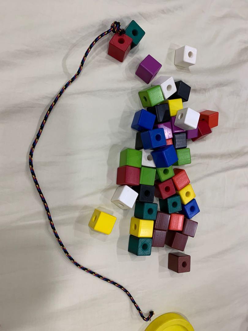 Threading cubes - Growing Fun, Babies & Kids, Infant Playtime on Carousell