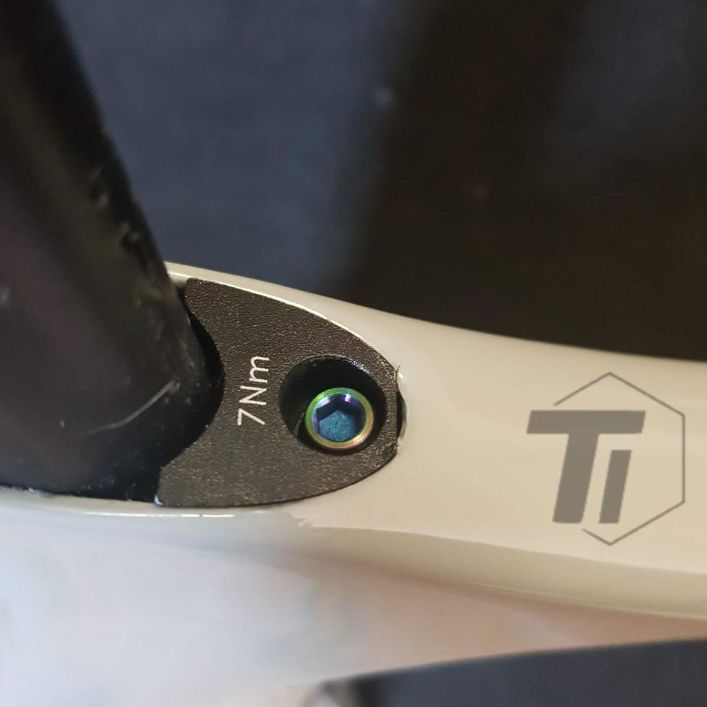 Titanium Bolt for Giant TCR Seatpost Clamp Wedge |TCR DEFY CONTEND TCX ...