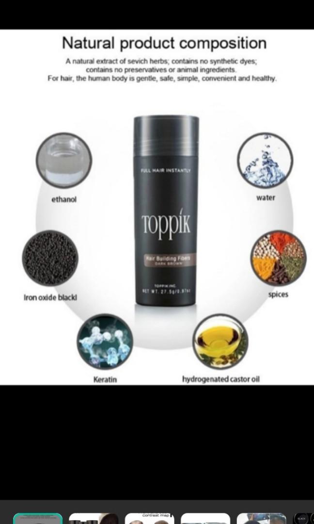 TOPIK HAIR BALD COVER, Beauty & Personal Care, Hair on Carousell