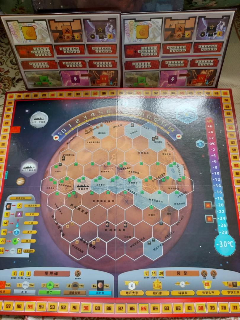 Transforming Mars board game 改造火星桌游, 興趣及遊戲, 玩具 & 遊戲類 - Carousell