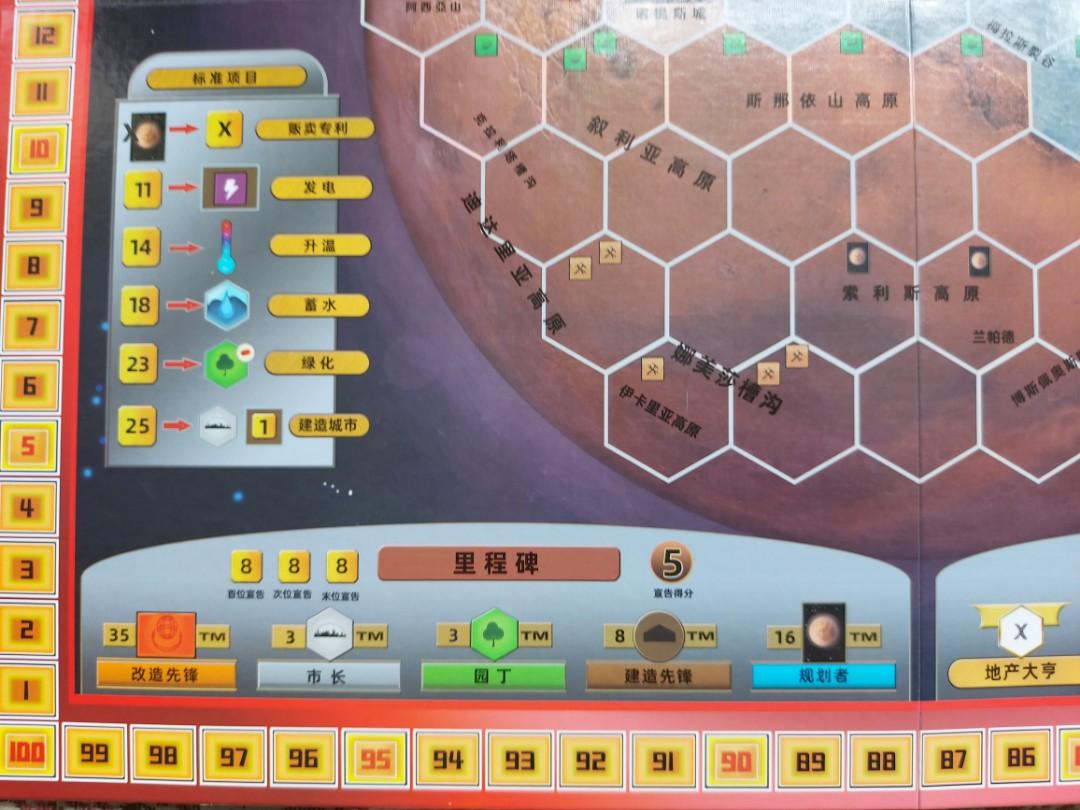 Transforming Mars board game 改造火星桌游, 興趣及遊戲, 玩具 & 遊戲類 - Carousell