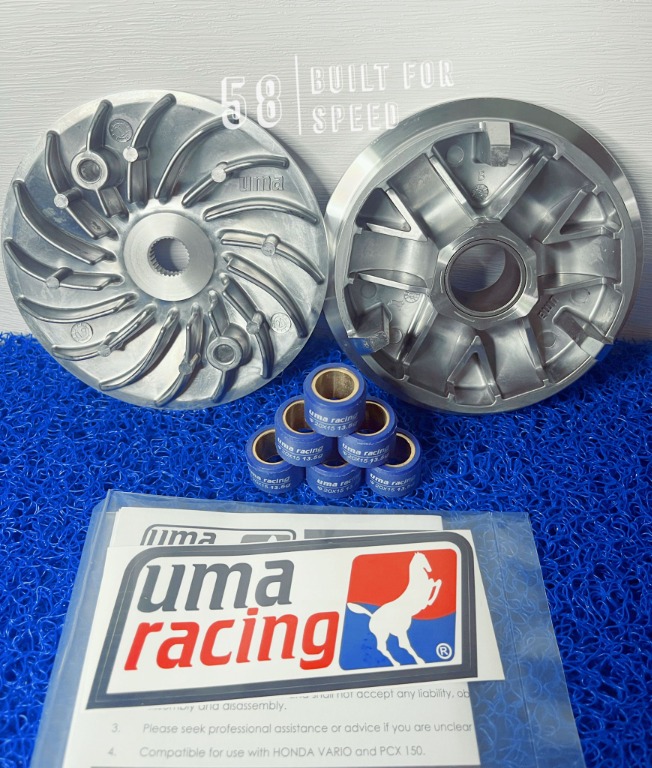 UMA RACING CVT PULLEY SET WITH DRIVE FACE HONDA VARIO 125 / VARIO 150 ...