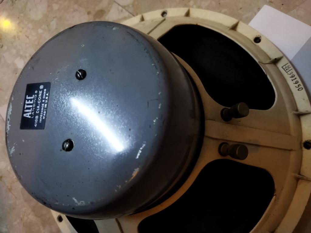 USA Altec Lansing 418B 喇叭 speaker 結他 guitar 8-ohm 15inch, 音響器材 ...