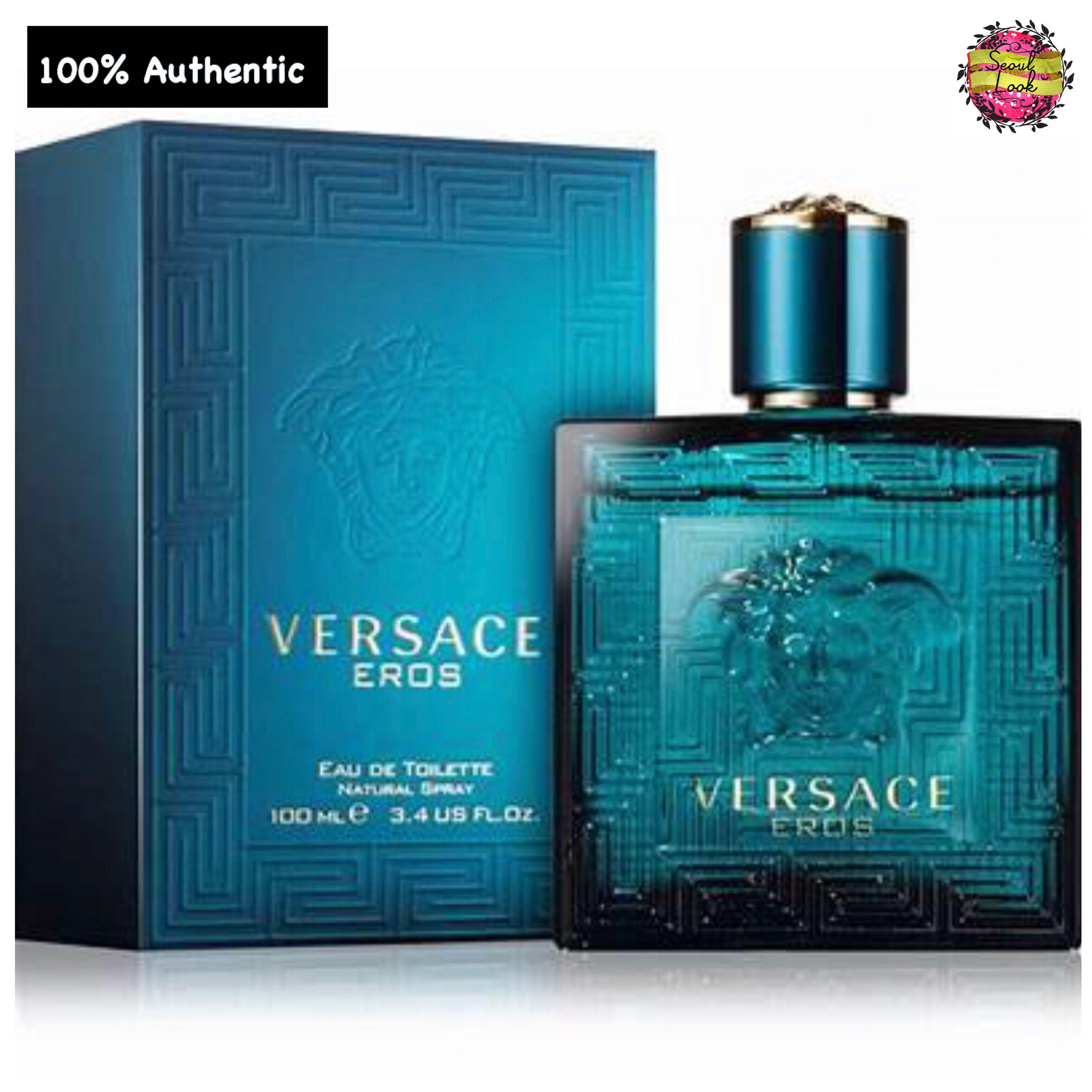 Versace Eros EDT 100ml for Men / Versace Eros Pour Femme EDP 100ml for ...