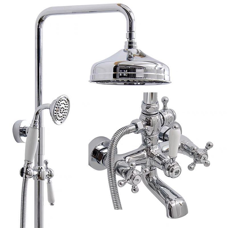 Vintage retro shower column mixer set, Furniture & Home Living ...