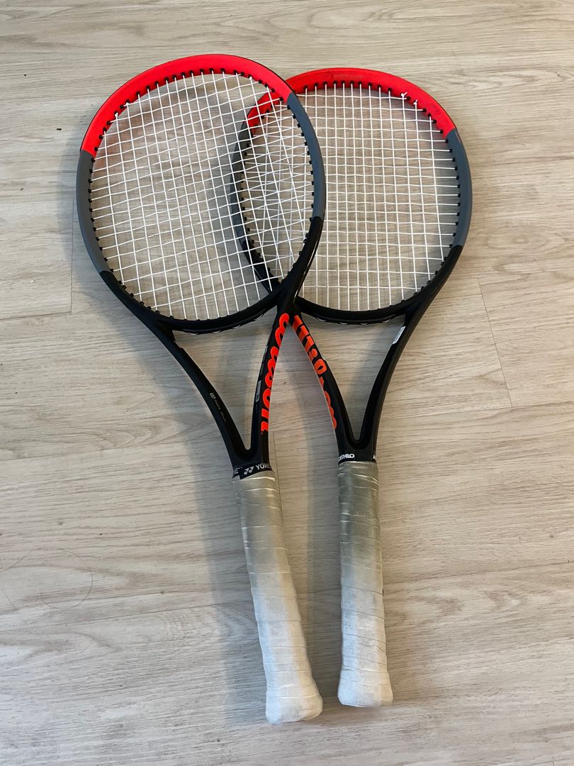 Wilson Clash 98 v1 grip2 網球拍, 運動產品, 運動與體育, 運動與體育 - 球拍和球類運動 - Carousell