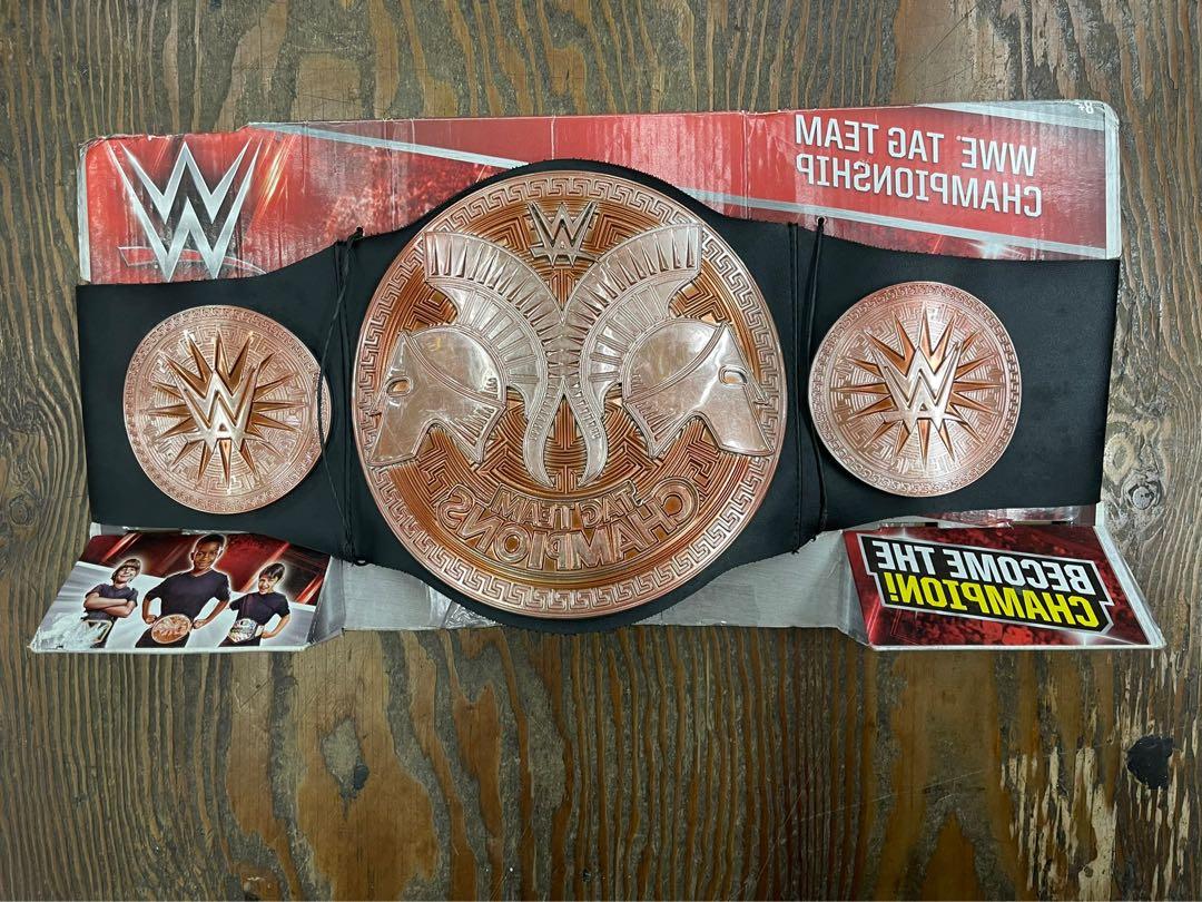 WWE Mattel Tag Team Belt Kid Size, Hobbies & Toys, Toys & Games on ...