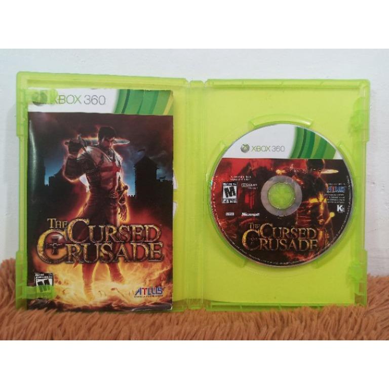 XBOX 360 Game The Cursed Crusade NTSC, Video Gaming, Video Games, Xbox ...