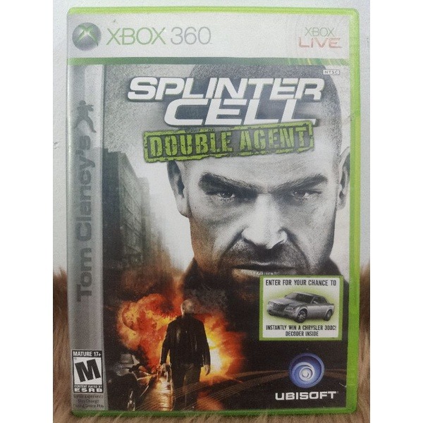 XBOX 360 Splinter Cell Double Agent NTSC, Video Gaming, Video Games ...