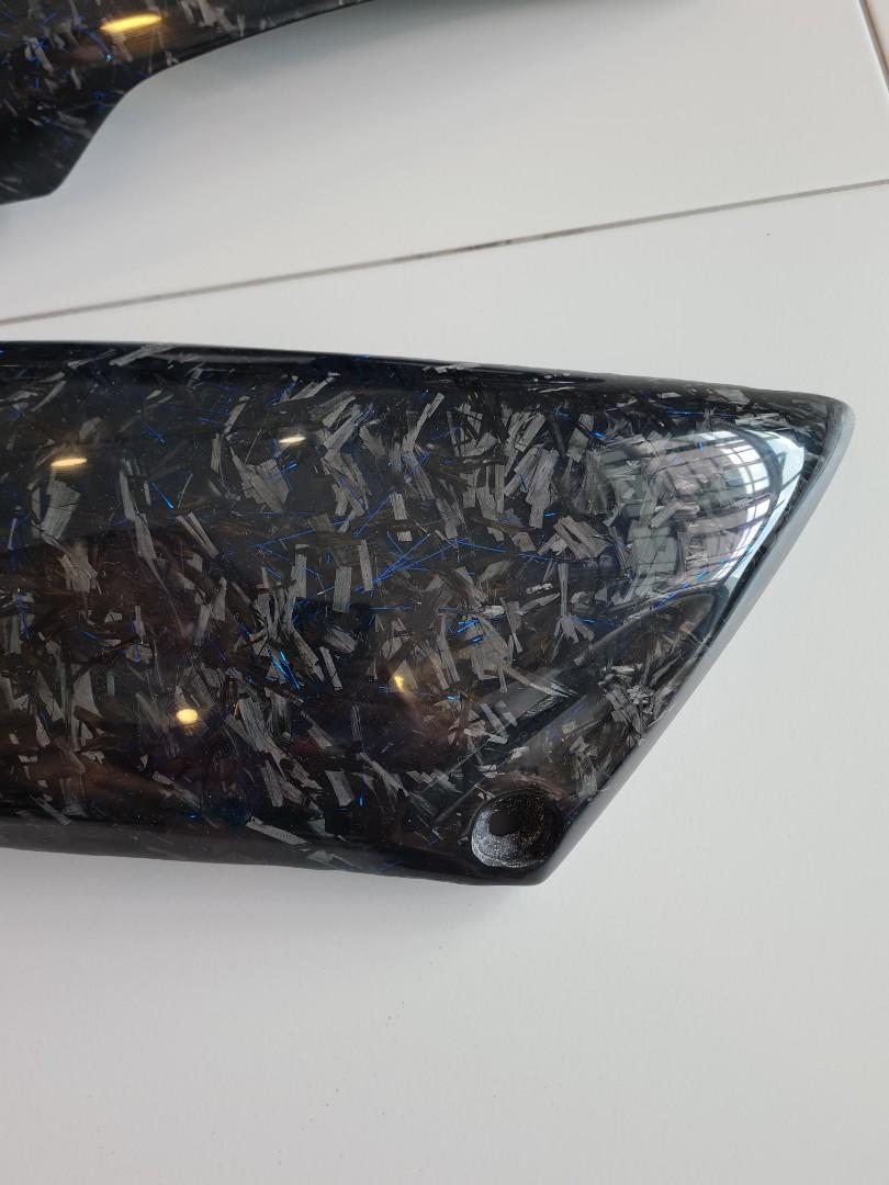 Xmax Carbon delta box/ Side fairing, Motorcycles, Motorcycle ...