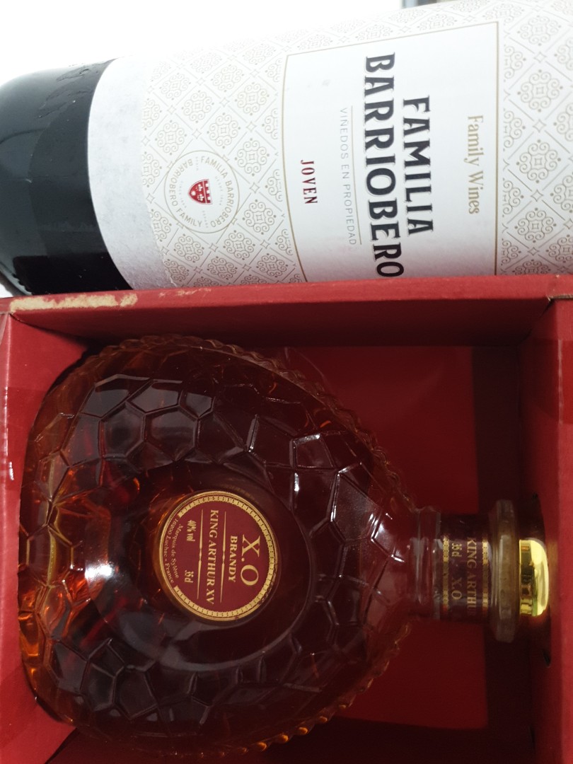 XO brandy & Wine Familia Barriobero, Food & Drinks, Alcoholic Beverages ...