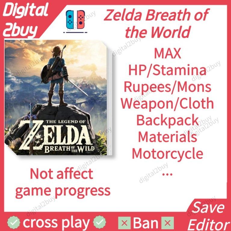 zelda botw save editor save modding zeld breath of the world Switch NS, Video Gaming, Video ...