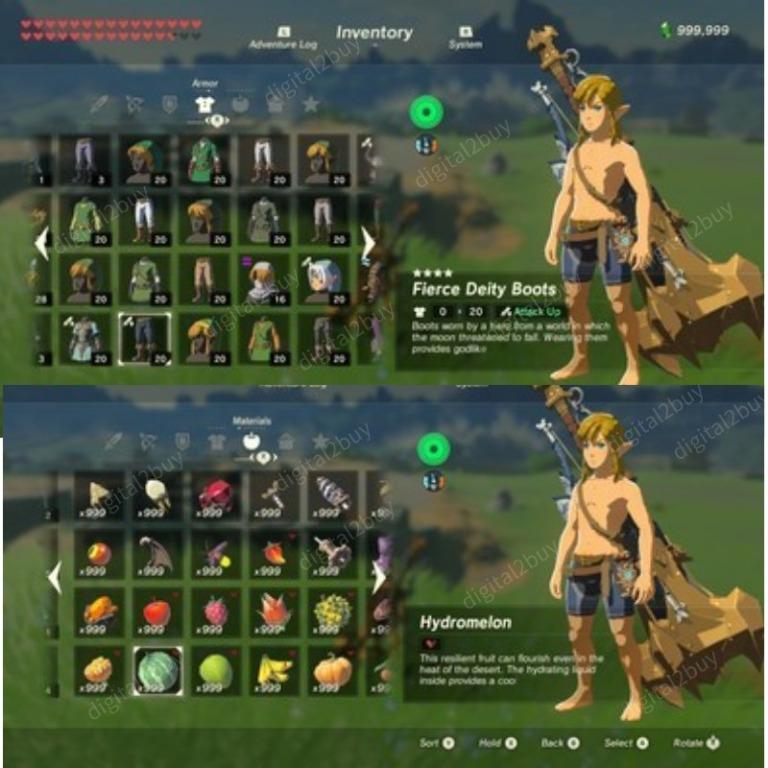 zelda botw save editor save modding zeld breath of the world Switch NS, Video Gaming, Video ...