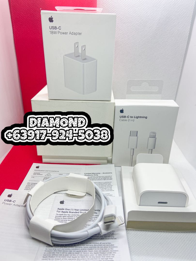18watts USB C Adapter and USB C Cable(1m), Mobile Phones & Gadgets ...