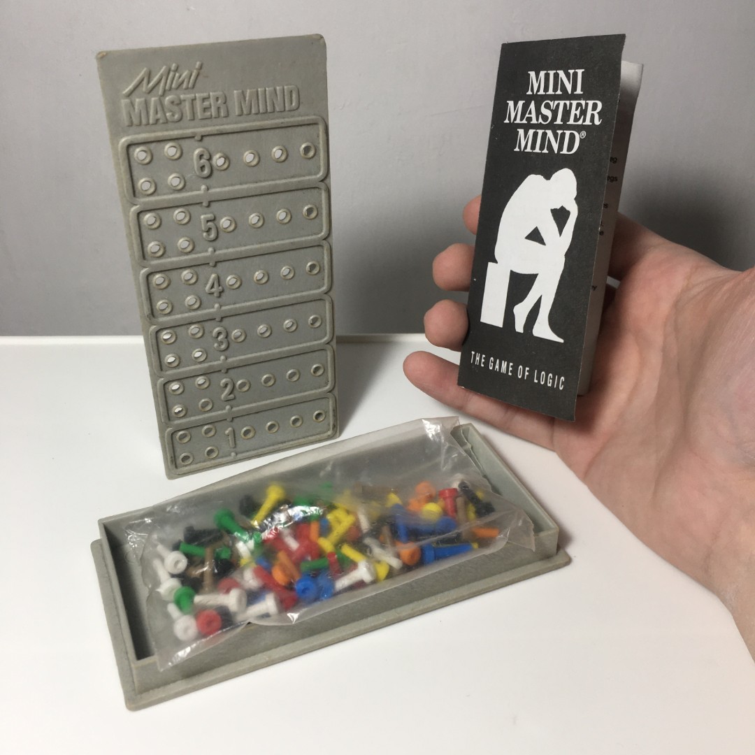 1972 Vintage Mini Master Mind logic game (unused), Hobbies & Toys, Toys ...
