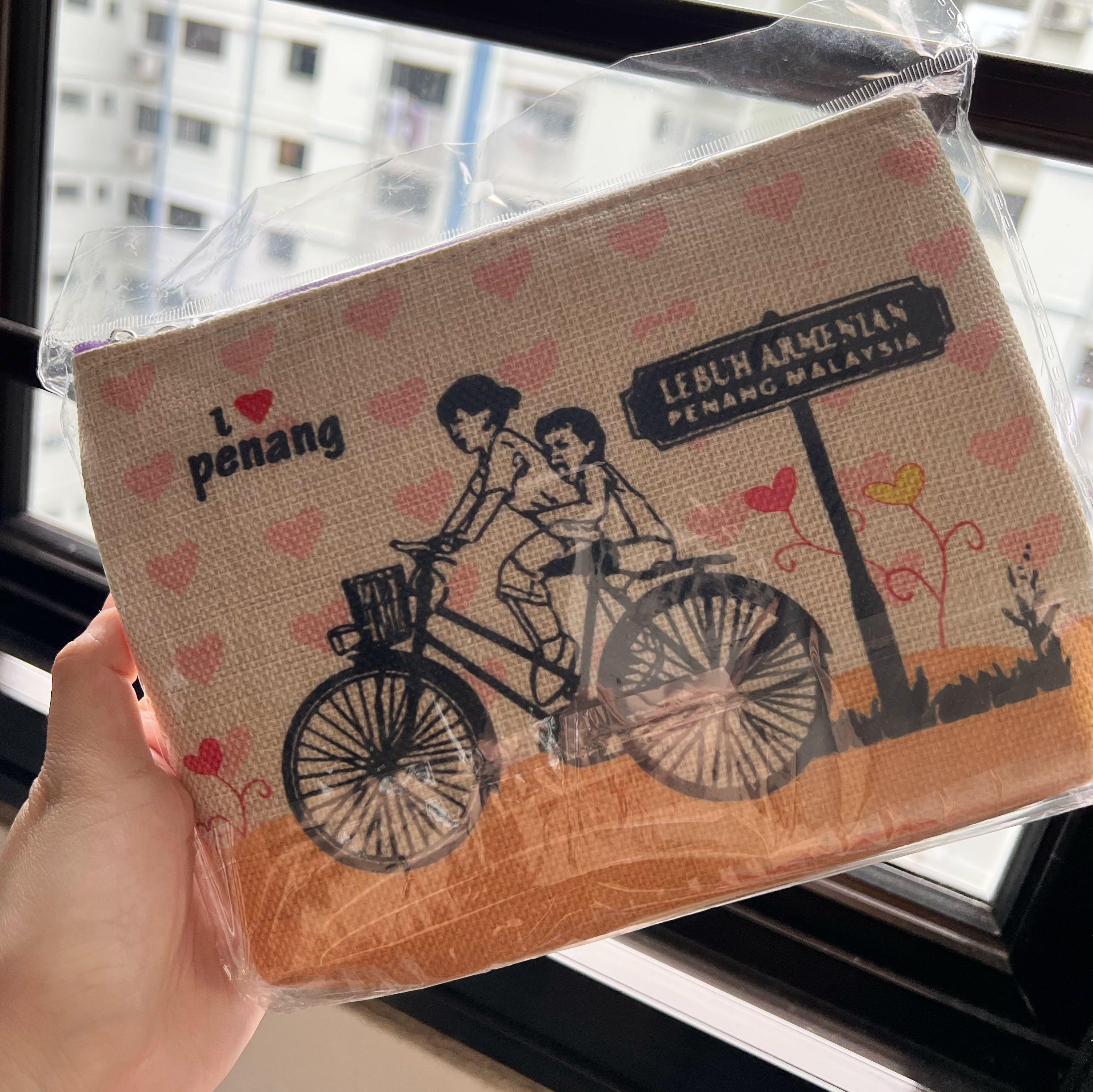 (3 in 1) Penang Famous Street Art Pouch, Women's Fashion, Bags ...