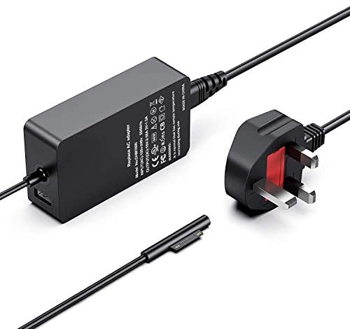 44W 15V 2.58A Surface Book Charger Surface Pro Charger Power Supply for ...