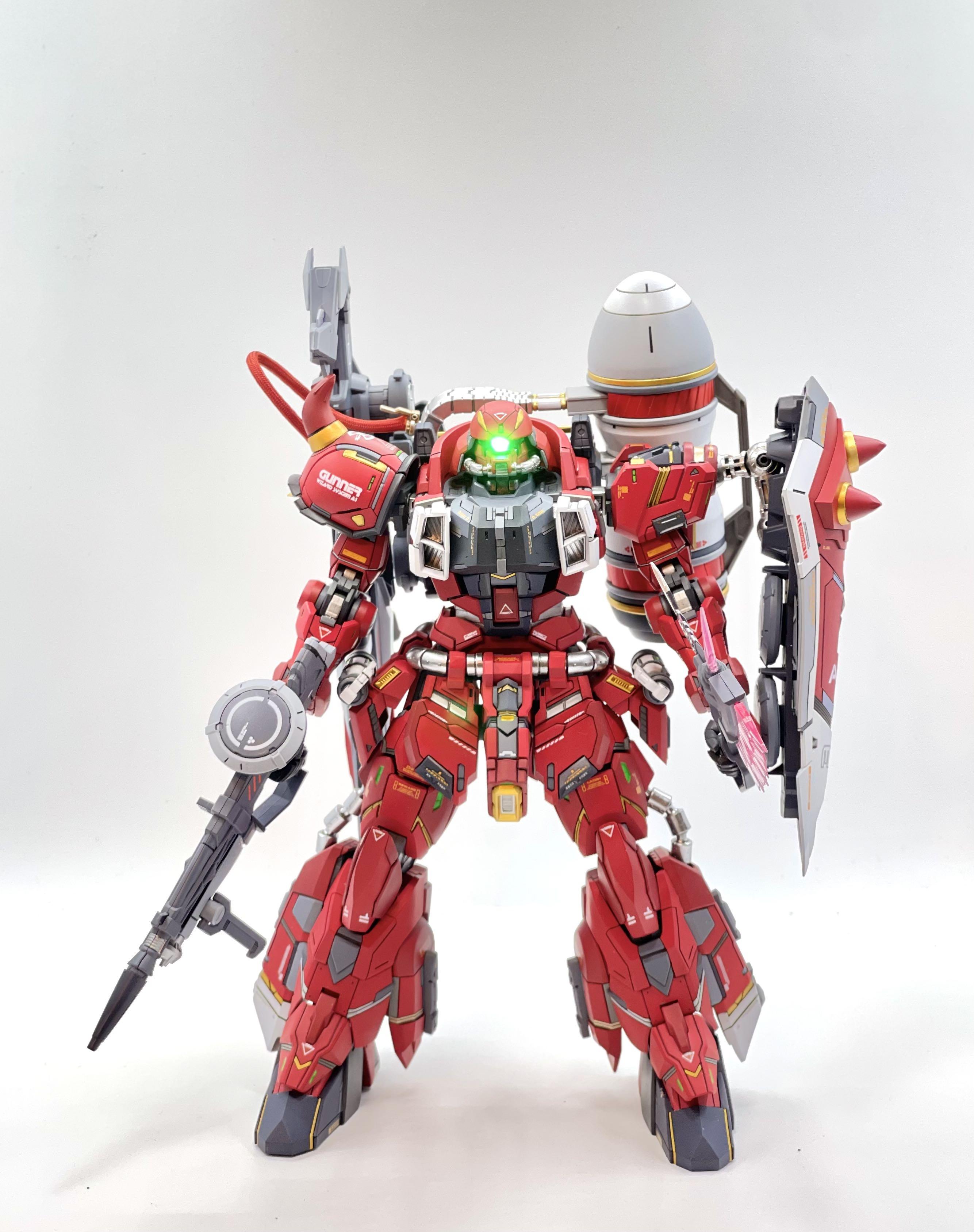 高達全上色完成品 以太精微 gk 1/100 mg 露娜渣古勇士 zaku warrior Bandai, 興趣及遊戲, 玩具 & 遊戲類 - Carousell