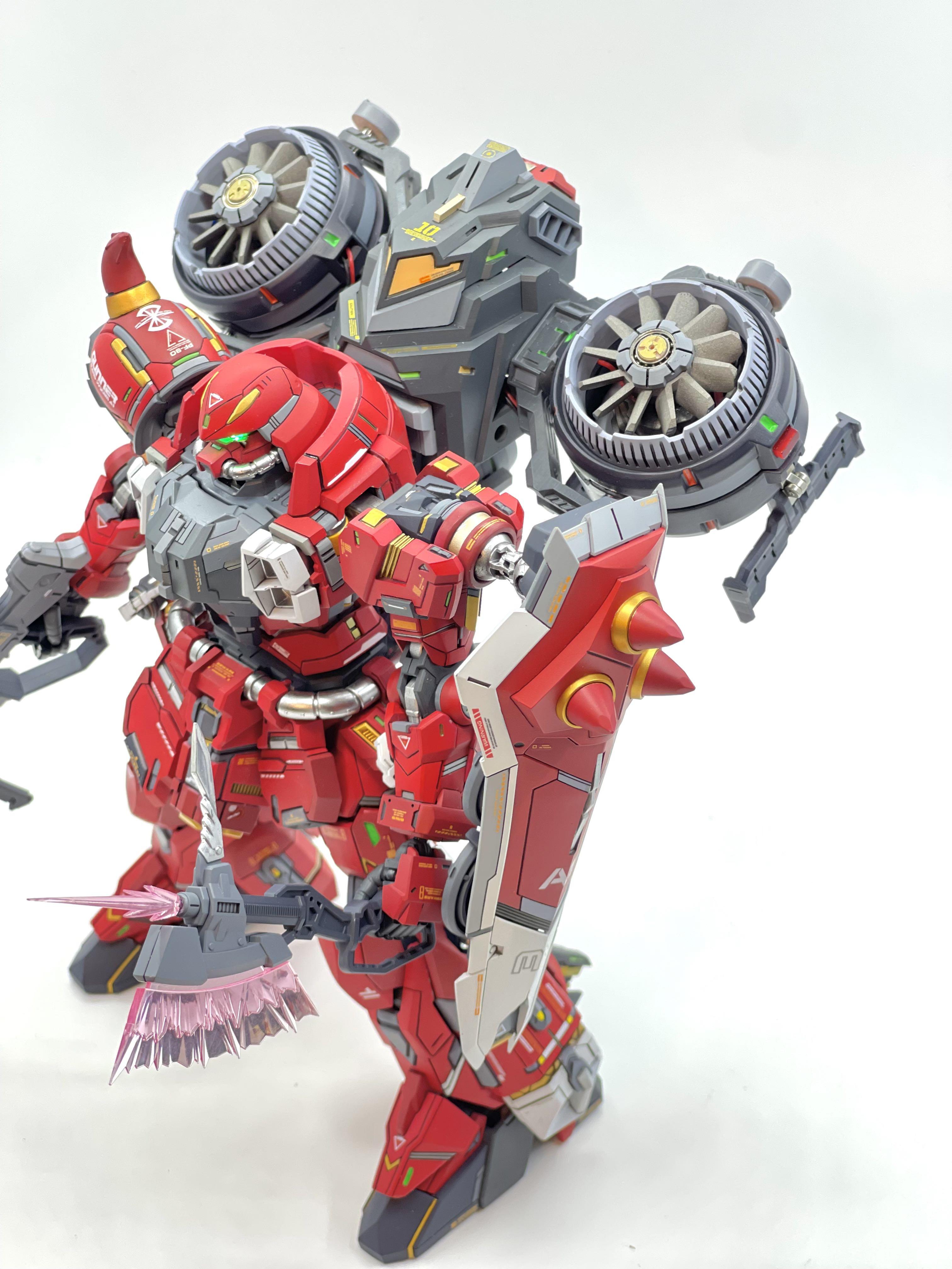 高達全上色完成品 以太精微 gk 1/100 mg 露娜渣古勇士 zaku warrior Bandai, 興趣及遊戲, 玩具 & 遊戲類 - Carousell