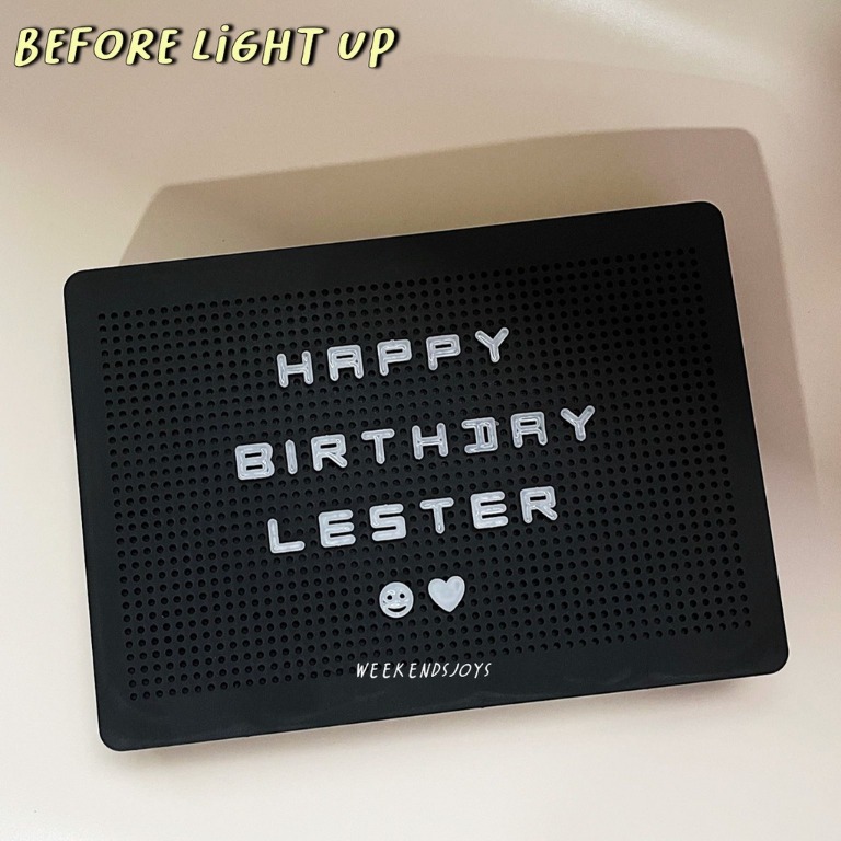 A4 size Led Message Light Box Board | Words Letter Ins Lightbox (party ...