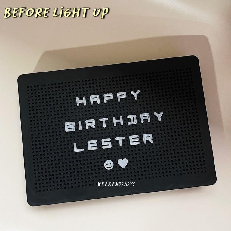 A4 size Led Message Light Box Board | Words Letter Ins Lightbox (party ...