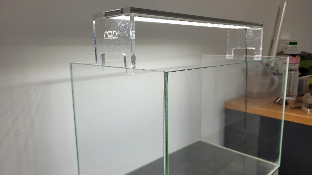 ADA Tank 45P with cabinet, ada aquasky Oase filter, Pet Supplies, Homes ...