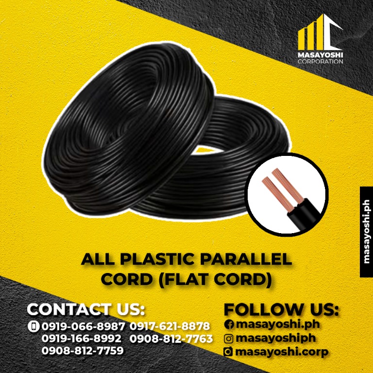All Plastic Parallel Cord (Flat Cord) | Electricals | Computer Wire ...