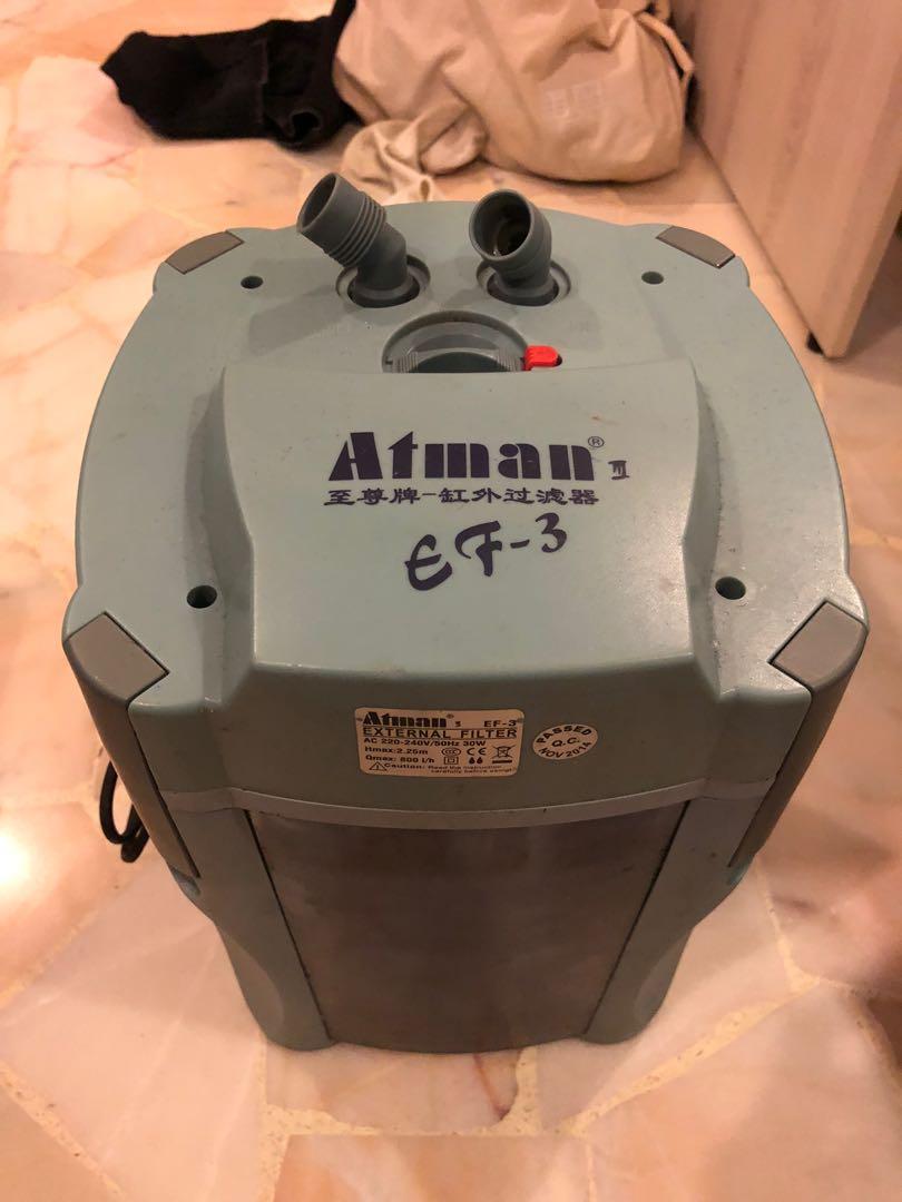 Atman EF-3 External Canister III, Pet Supplies, Homes & Other Pet ...