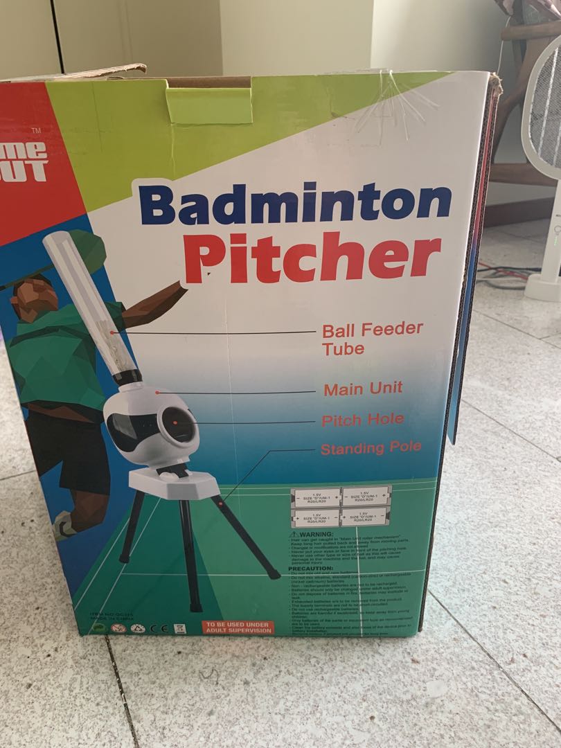 Badminton auto serving machine, Health & Nutrition, Health Supplements ...