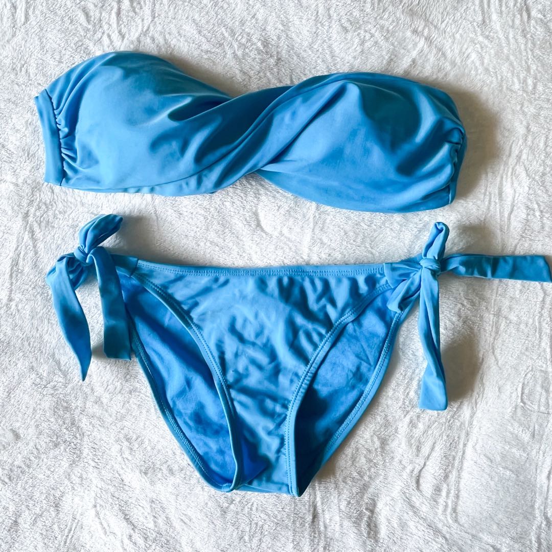 Blue Bikini, Women's Fashion, Swimwear, Bikinis & Swimsuits on Carousell