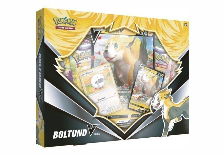 Boltund V showcase / box pokemon trading card game, Hobbies & Toys ...