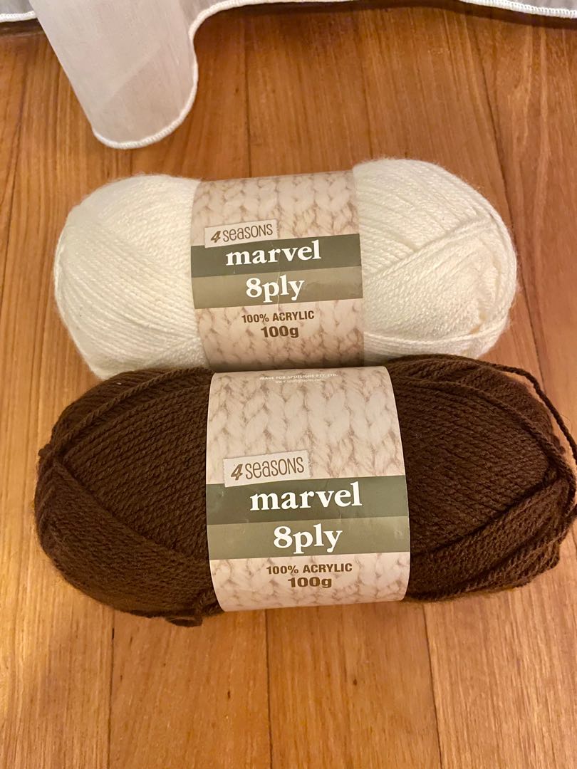Brand New 8ply Marvel Yarn, Hobbies & Toys, Stationery & Craft, Other ...