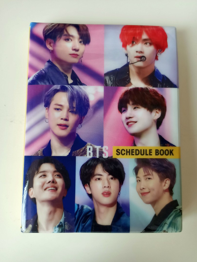 BTS schedule book/ planner, Hobbies & Toys, Memorabilia & Collectibles ...
