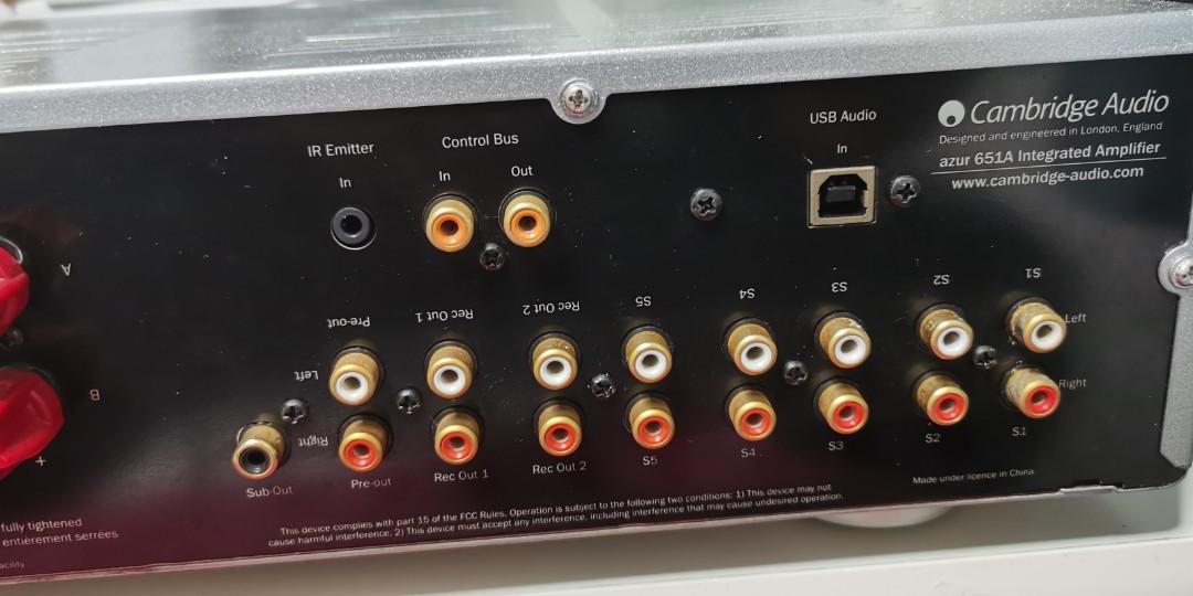 Cambridge audio azur 651A Integrated stereo amplifier, 音響器材, Soundbar ...