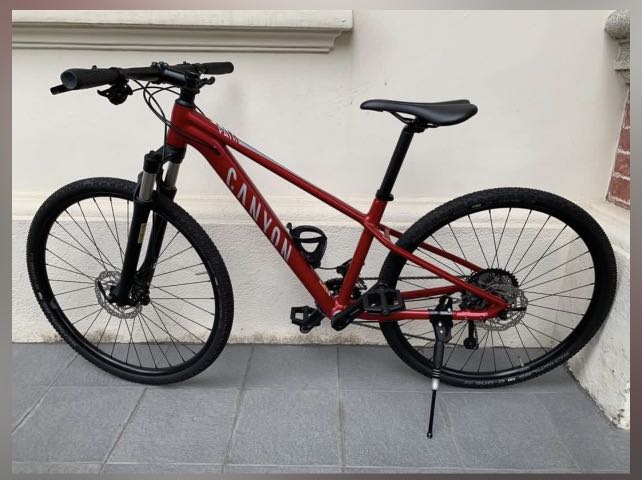 Canyon Pathlite 4 beauty in Ruby Red and White, Sports Equipment ...