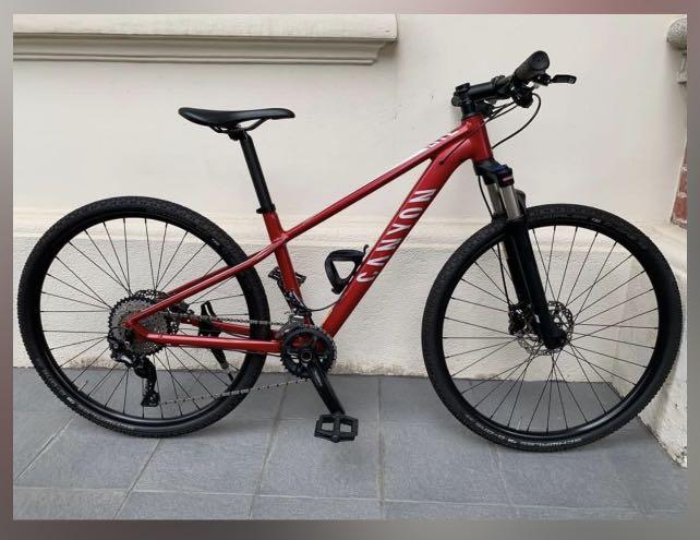 Canyon Pathlite 4 beauty in Ruby Red and White, Sports Equipment ...