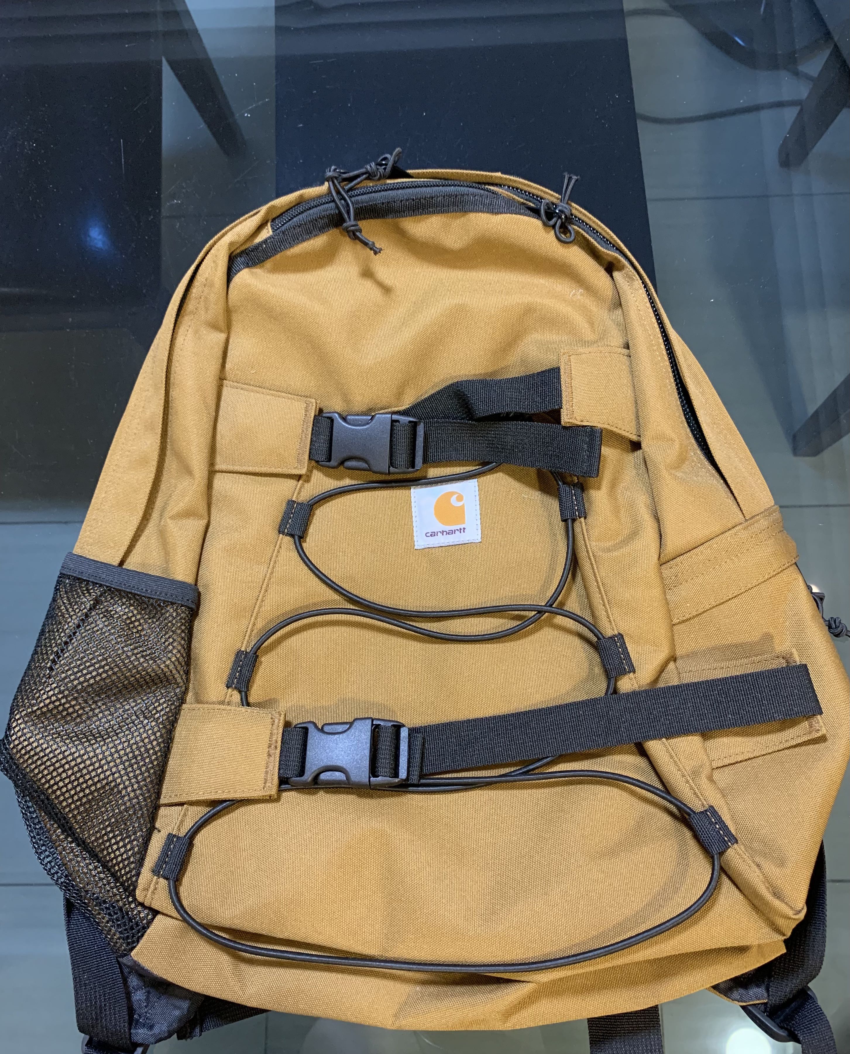 Carhartt WIP kickflip backpack (hamilton brown), Men's Fashion, Bags ...