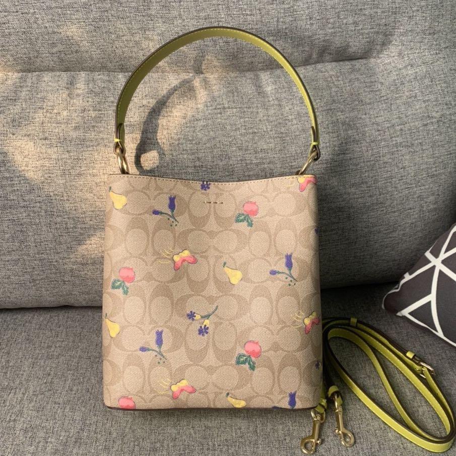 Coach Fruits Printed Bucket Bag, Women's Fashion, Bags & Wallets, Cross ...