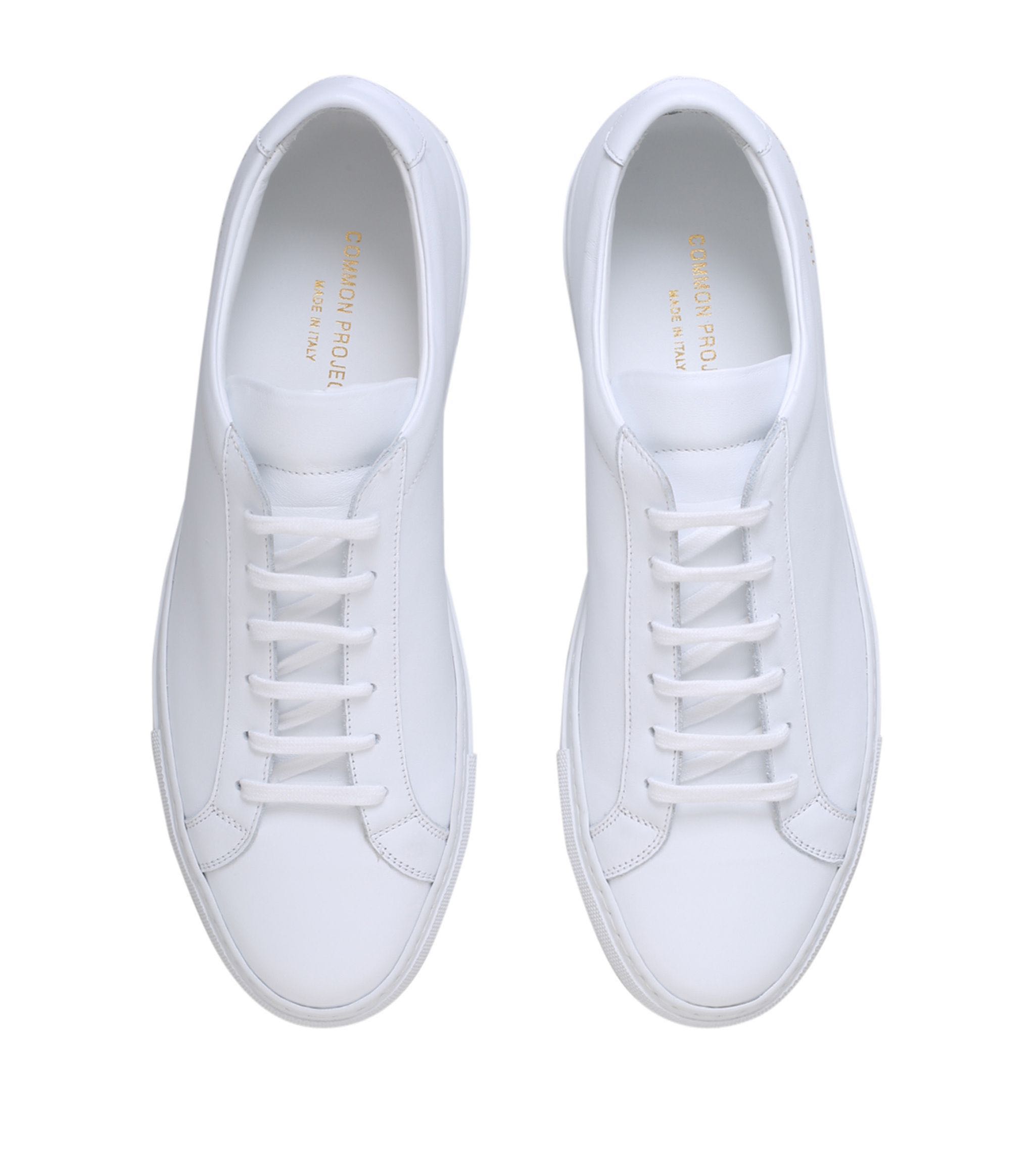 Common Projects White Original Achilles Low Sneakers, Men's Fashion ...