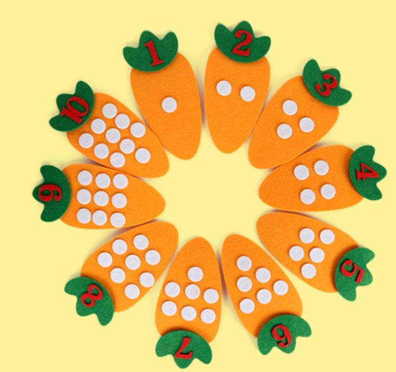 Counting Carrots, Hobbies & Toys, Toys & Games on Carousell