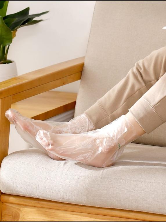 Disposable plain leg mask, Beauty & Personal Care, Foot Care on Carousell