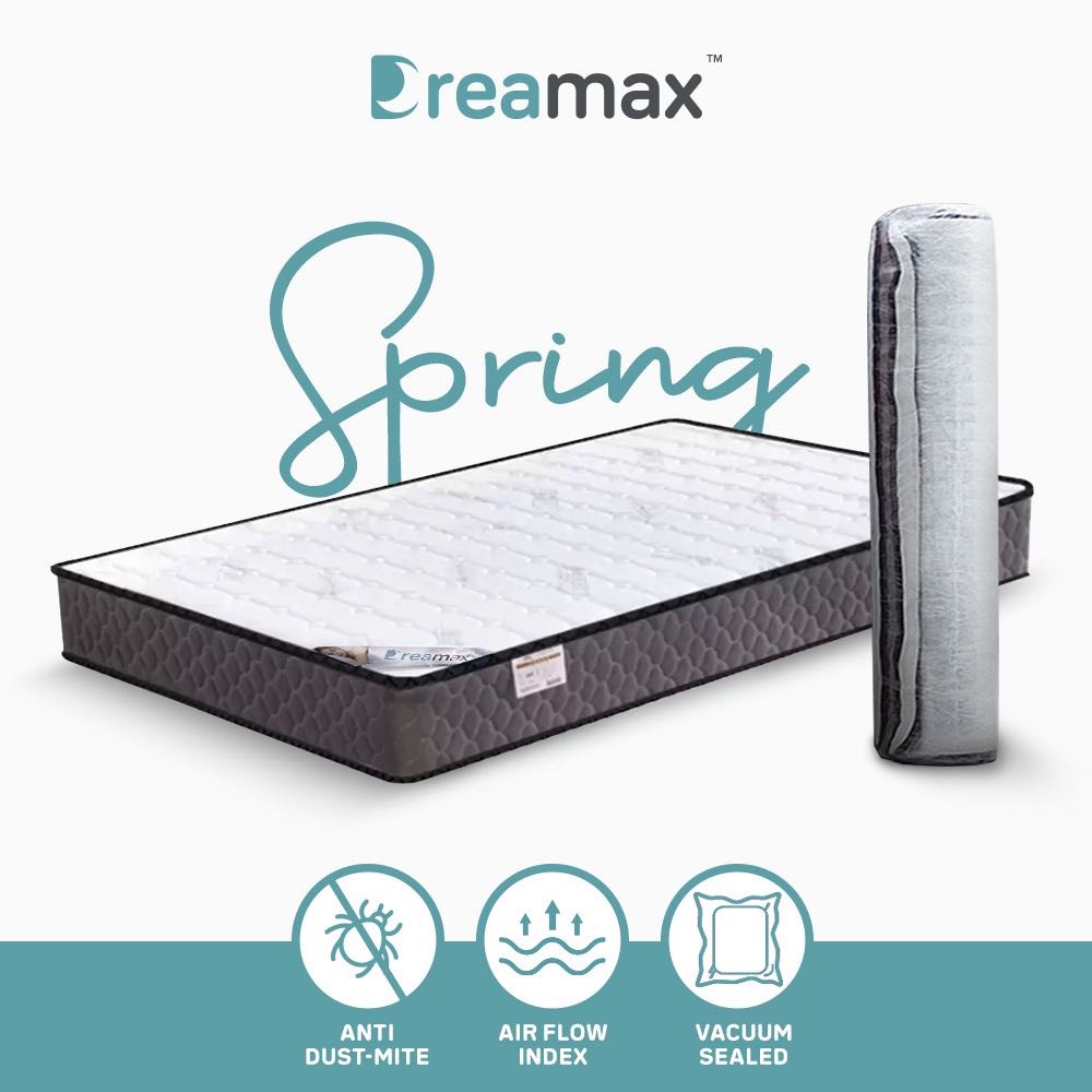 DREAMAX Spring Mattress 6inch / 15cm / Bed / Inner Spring System / Anti ...